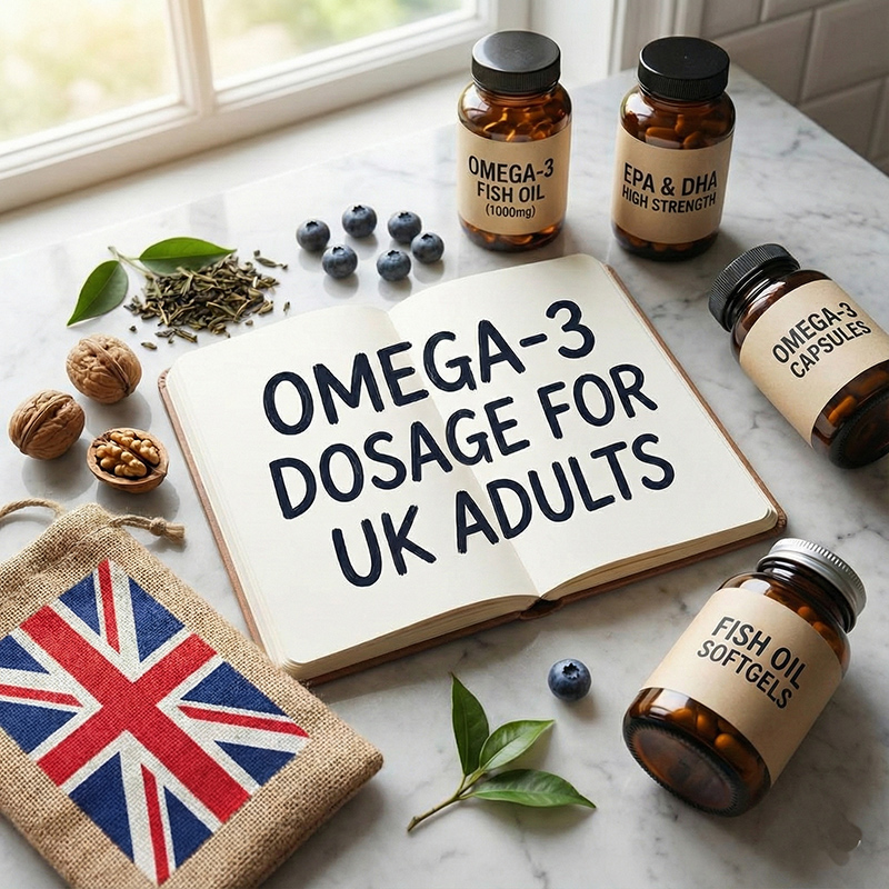Omega-3 Dosage (UK): How Much to Take & What Guidance Says | RestedHealth